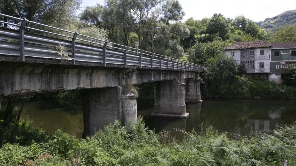 Puente sobre el río Nalón (Olloniego). | Lacotec